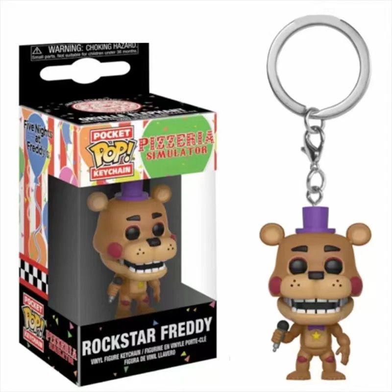 Chaveiro Freddy Rockstar Five Night Bobblehead | Shopee Brasil
