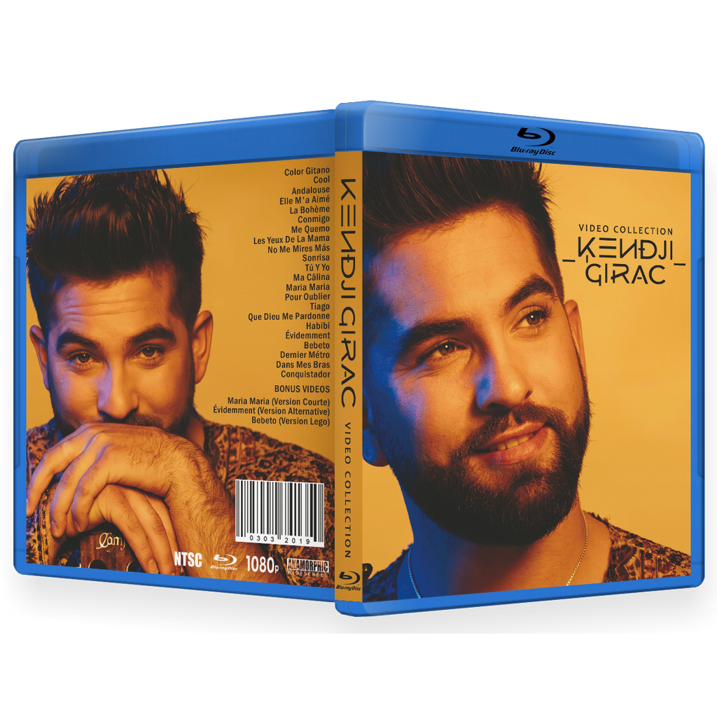 BLU-RAY KENDJI GIRAC - VIDEO COLLECTION (fan made) | Shopee Brasil