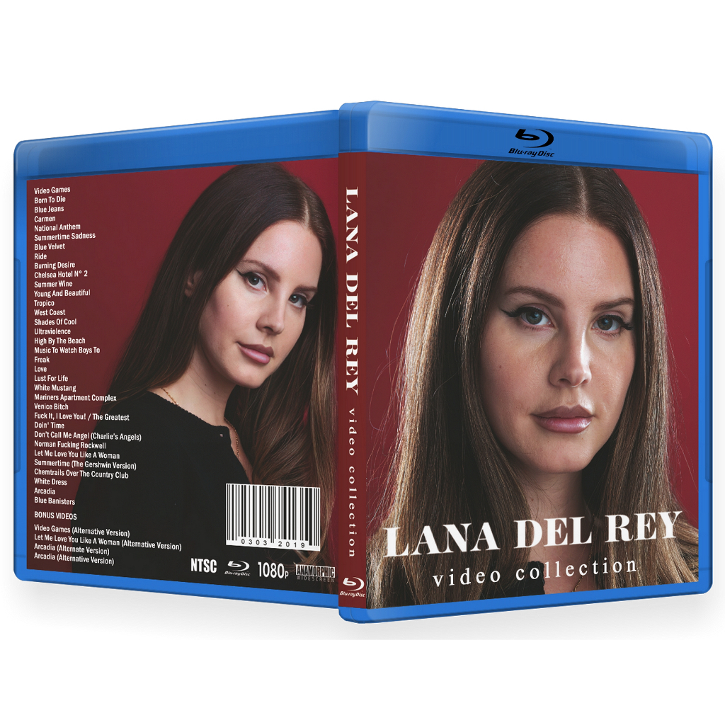BLU-RAY LANA DEL REY - VIDEO COLLECTION (fan made) | Shopee Brasil