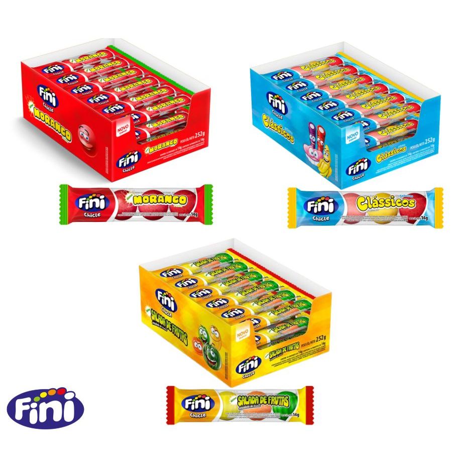 Fini Chicle 14g C/18 Unidades | Shopee Brasil