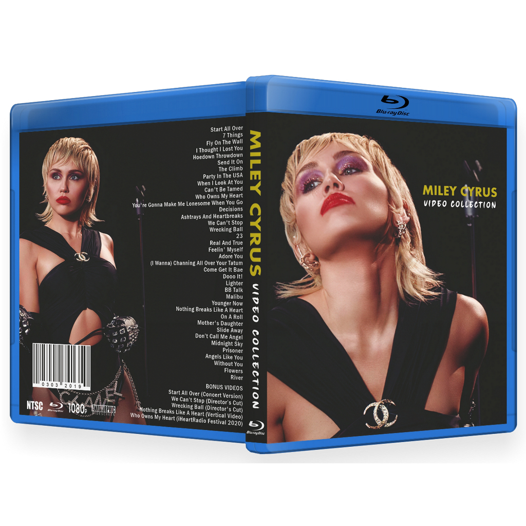 BLU-RAY MILEY CYRUS - VIDEO COLLECTION (fan made) | Shopee Brasil