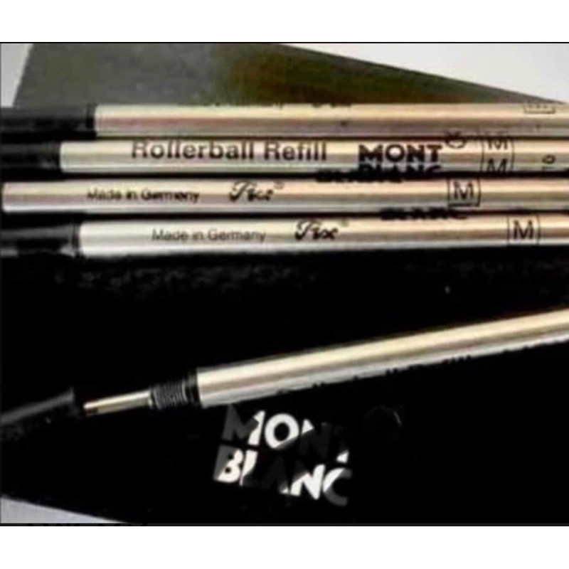 Kit 3 Cargas Para Caneta Rollerball Mont Blanc Preta M 710 | Shopee Brasil