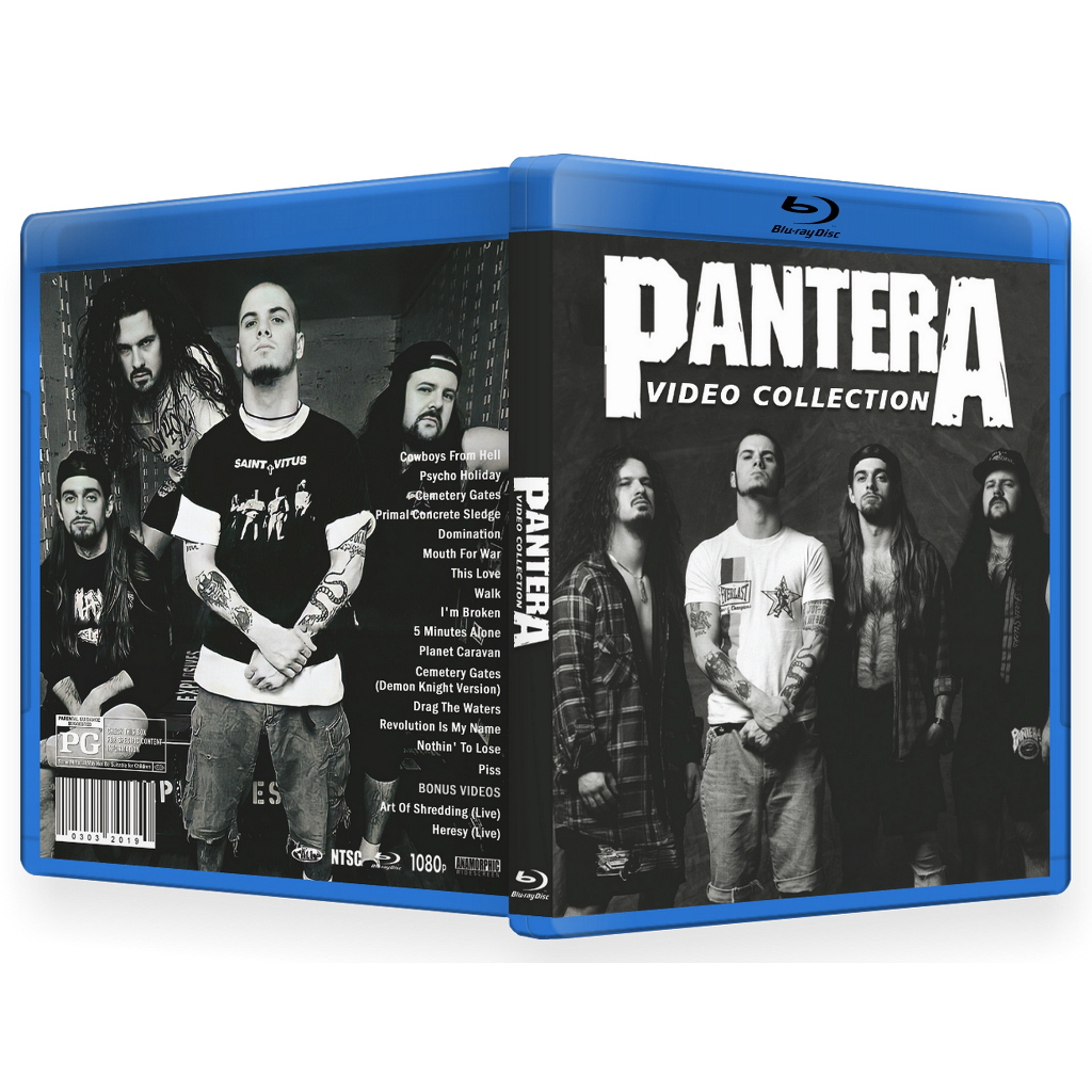 BLU-RAY PANTERA - VIDEO COLLECTION (fan made) | Shopee Brasil