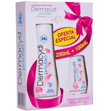 KIT Sabonete Líquido Íntimo Dermacyd Pro-Bio Femina Floral – 200ml ...
