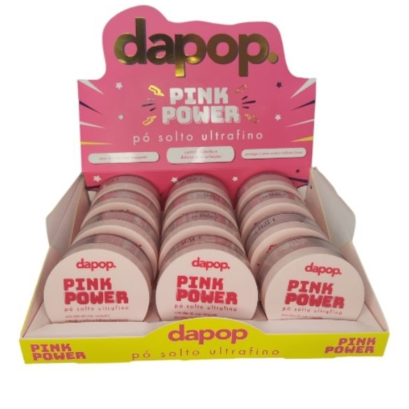 Pó pink dapop box com 12 peças atacado | Shopee Brasil