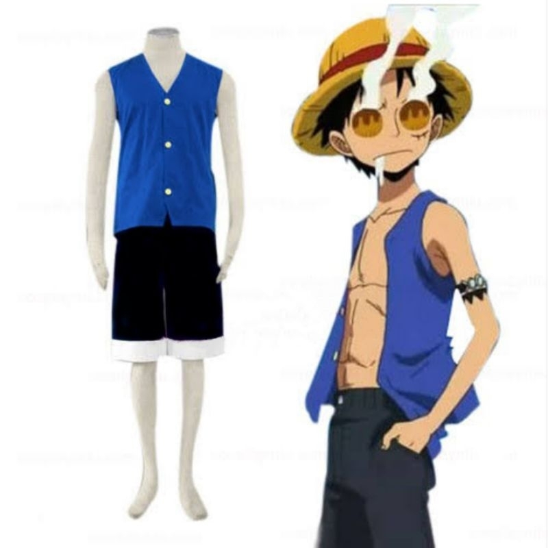 cosplay Luffy Sabaody | Shopee Brasil