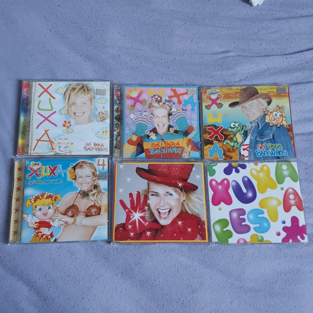 Coleção/Lote de CDs Xuxa só para Baixinhos (1, 2, 3, 4, 5, 6) LEIA A ...