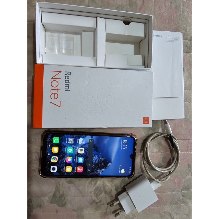 Smartphone Xiaomi Redmi Note 7 128gb 4gb ram- leia o anuncio | Shopee Brasil