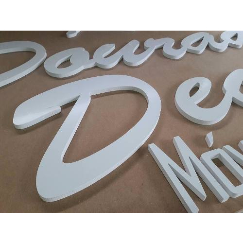 LETRAS em PVC expandido 10mm Fachada/ Logomarca Personalizado | Shopee ...