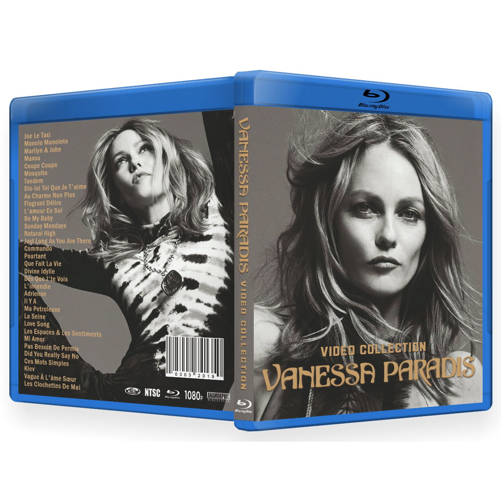 BLU-RAY VANESSA PARADIS - VIDEO COLLECTION (fan made) | Shopee Brasil
