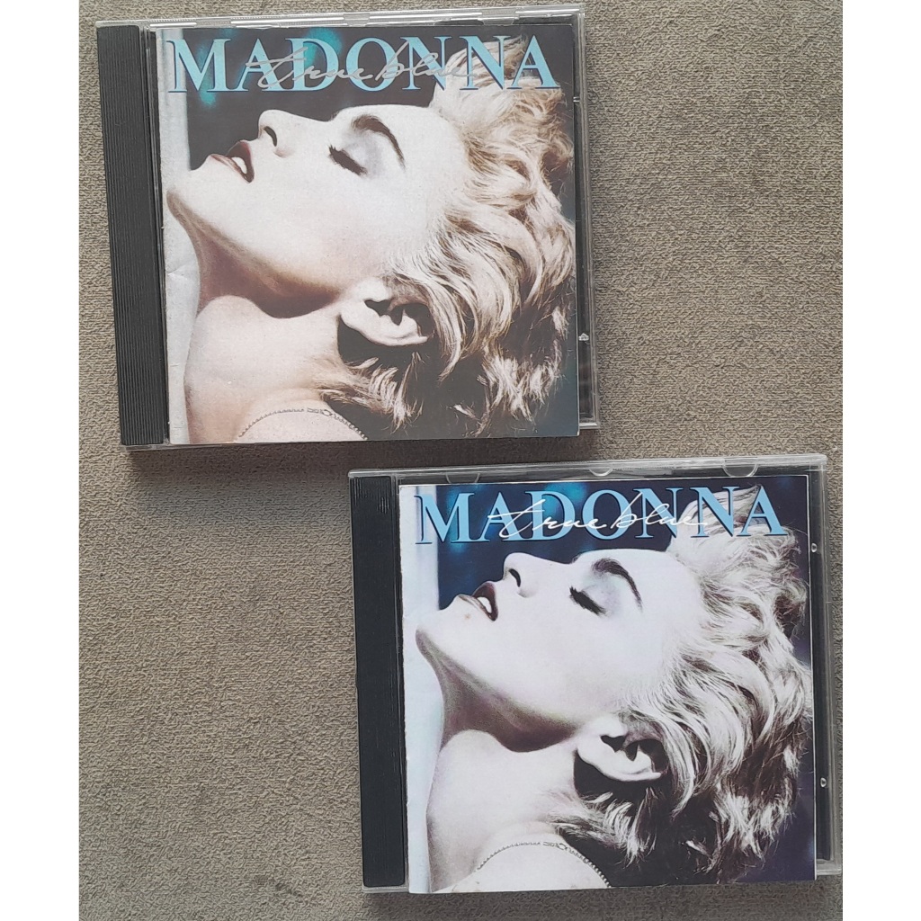 Cd Madonna True Blue 2 prensagens 1986 encarte Azul e preto | Shopee Brasil