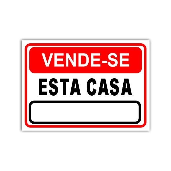 Adesivo VENDE-SE ESTA CASA | Shopee Brasil