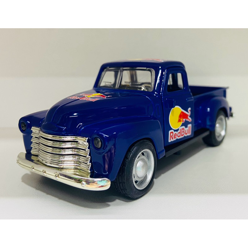 Miniatura Chevrolet Pick-up 3100 1953 Red Bull escala 1/32 | Shopee Brasil