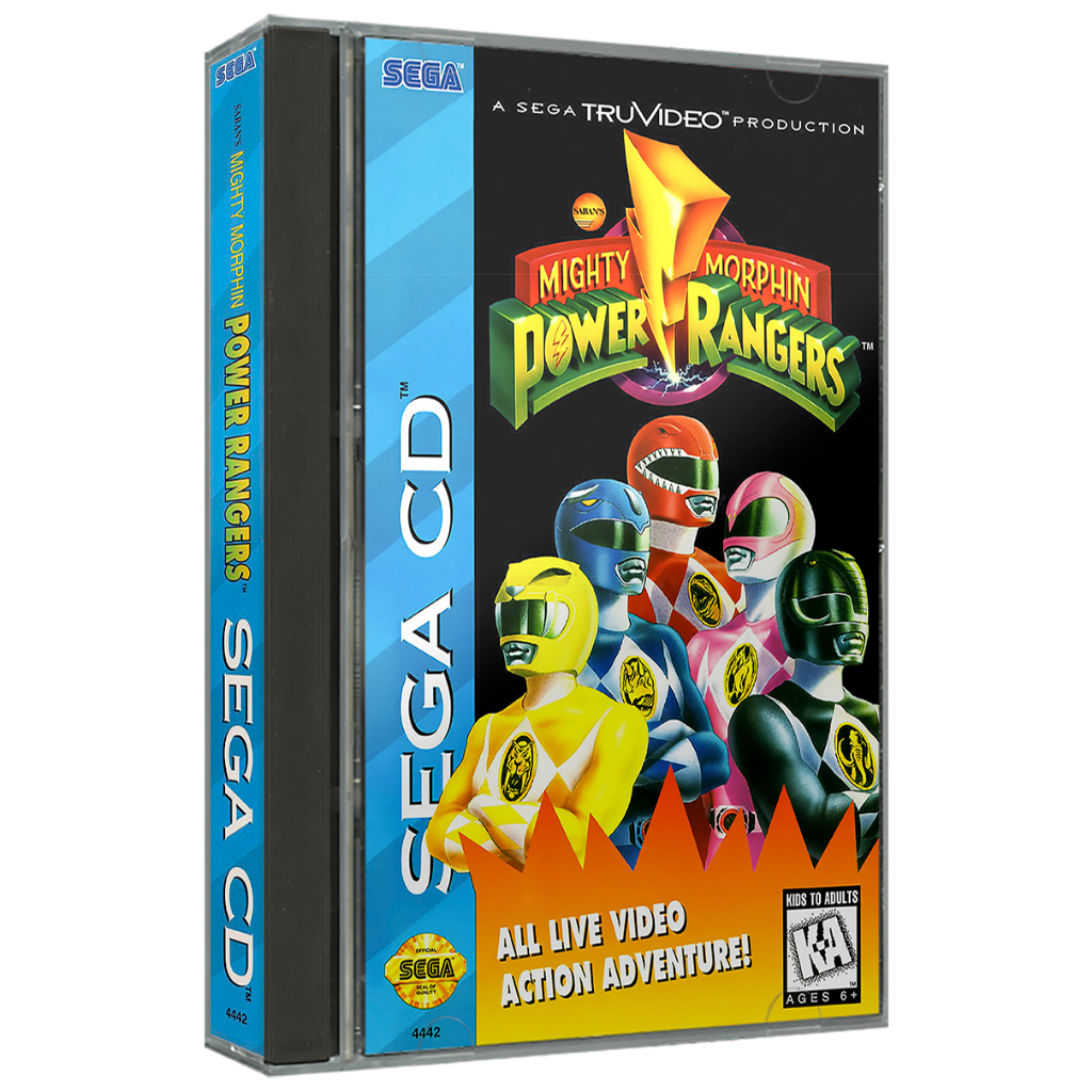 Mighty Morphin Power Rangers para sega cd | Shopee Brasil