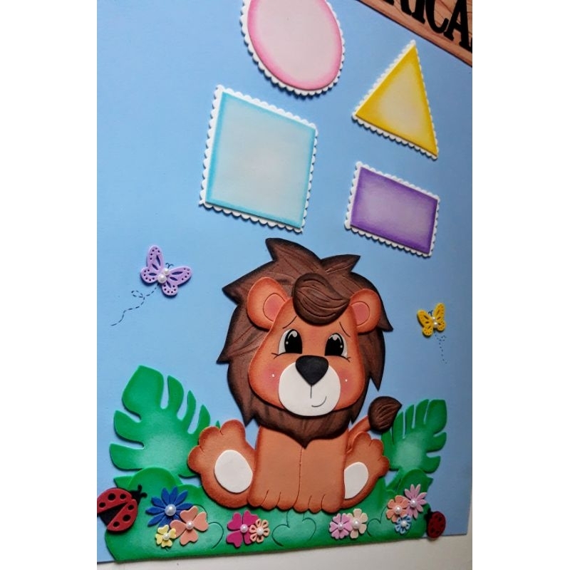 painel de formas geométricas safari eva | Shopee Brasil