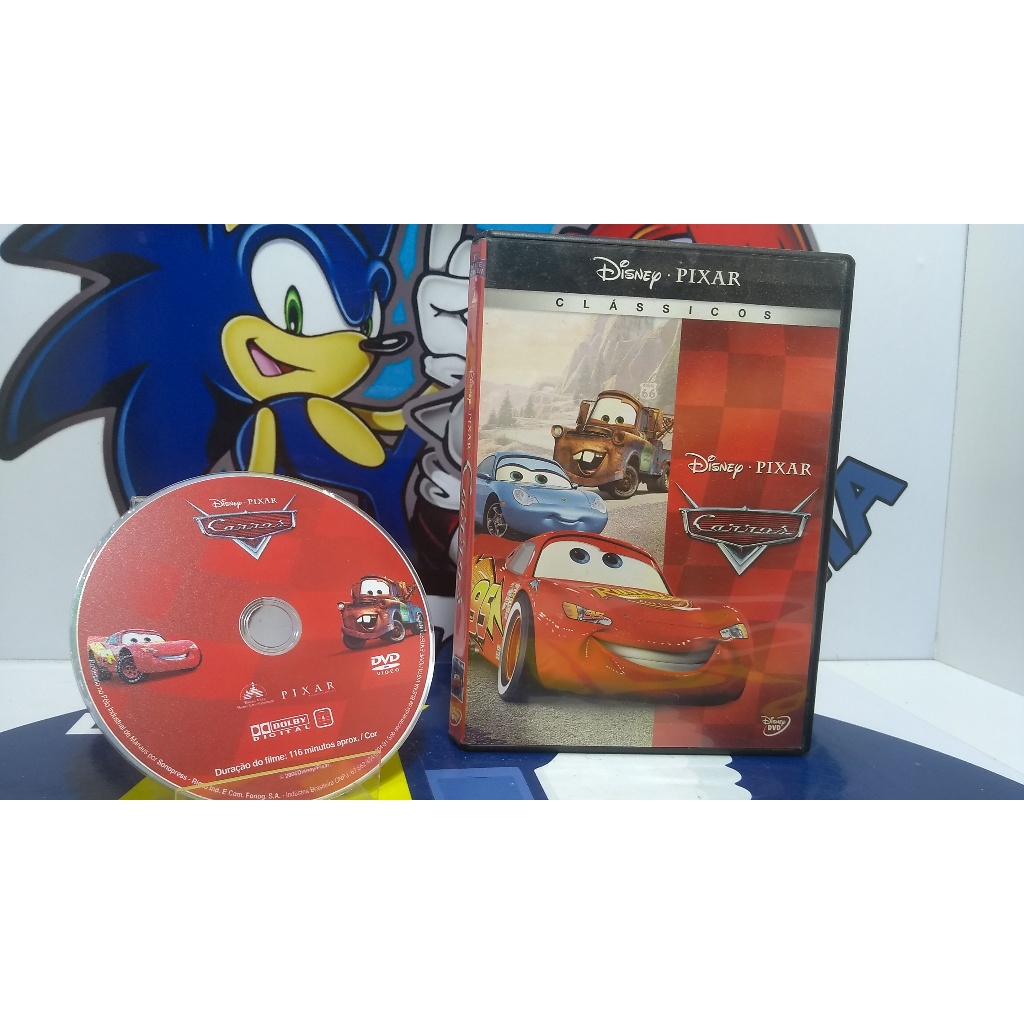 Dvd Disney Carros - Original Filmes Em Dvd | Shopee Brasil