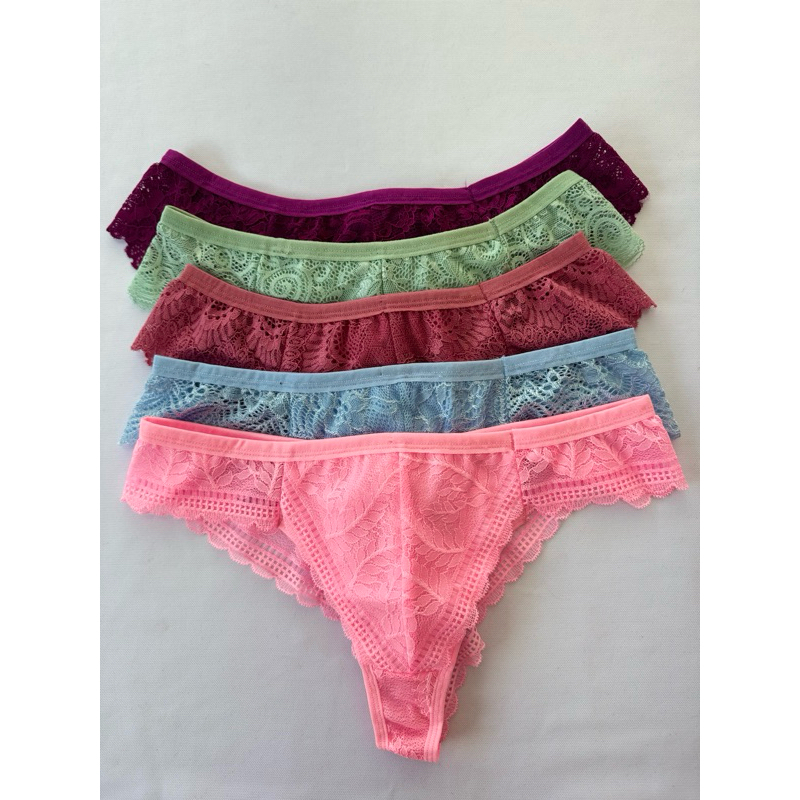 Kit 10 Calcinha Renda Fio Dental Sexy Lingerie Feminina Sensual Moda ...