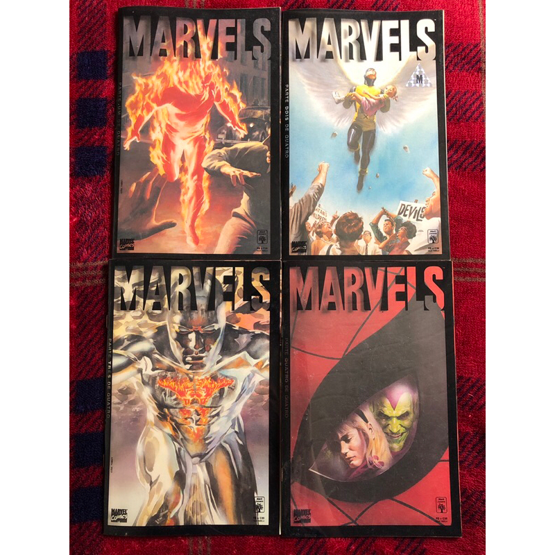 Marvels Alex Ross - quadrinhos 4 volumes | Shopee Brasil