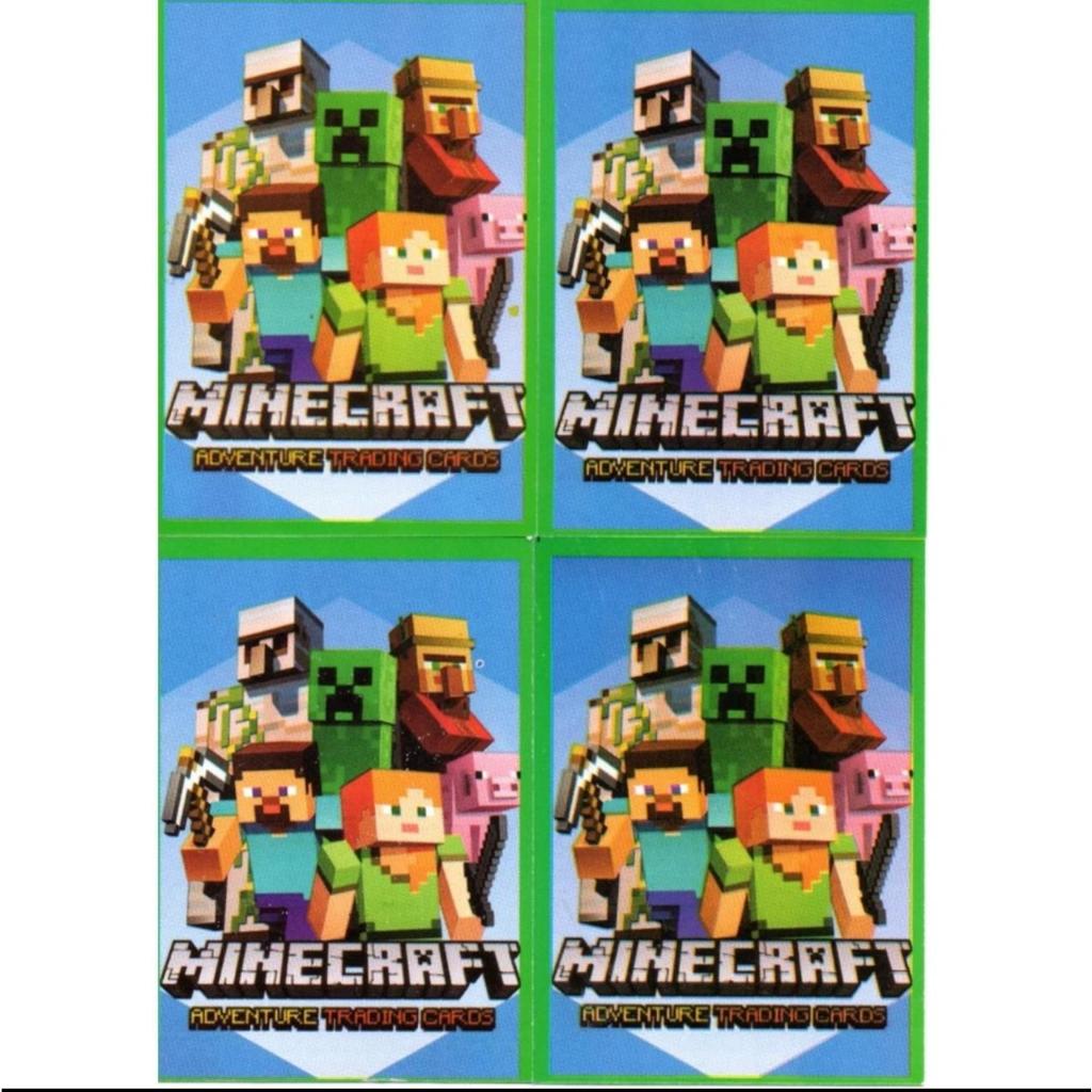 200 CARDS MINECRAFT =50 PACOTES FECHADOS | Shopee Brasil