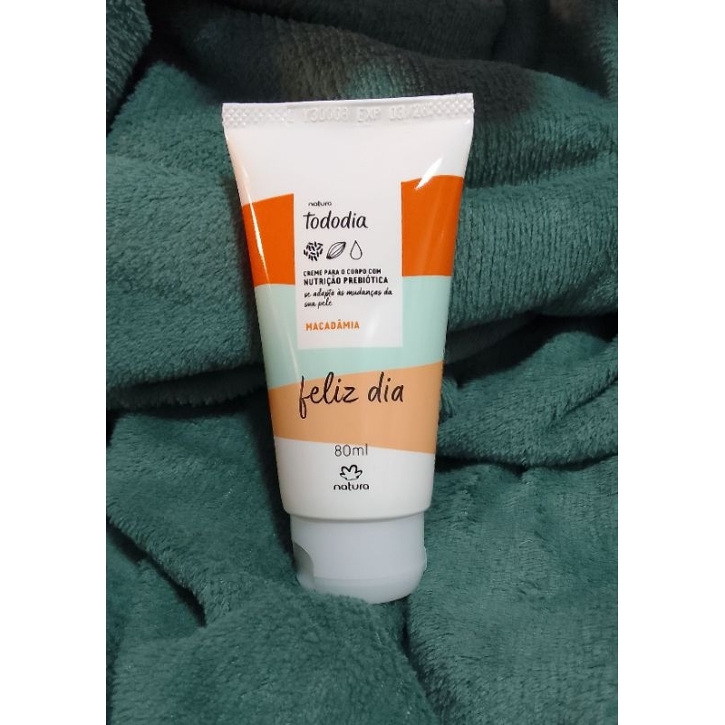 Creme Desodorante Nutritivo para o Corpo Tododia Macadâmia 80 ml - Feliz Dia | Shopee Brasil