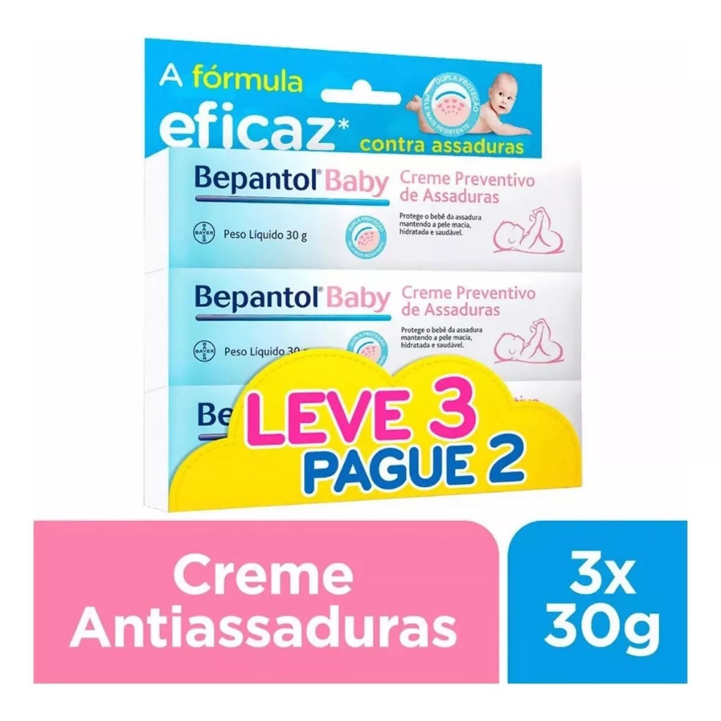 POMADA BEPANTOL BABY 30g KIT 3 CAIXAS | Shopee Brasil