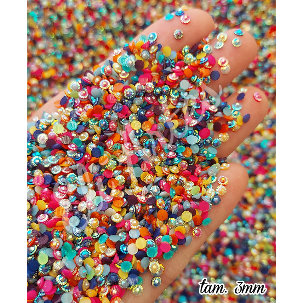 Margarida Aurora AB Mix - tam 3mm | Shopee Brasil