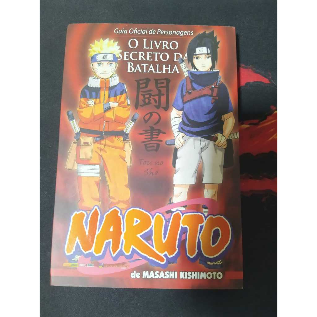 Mangá Databook Naruto - O livro Secreto da Batalha | Shopee Brasil