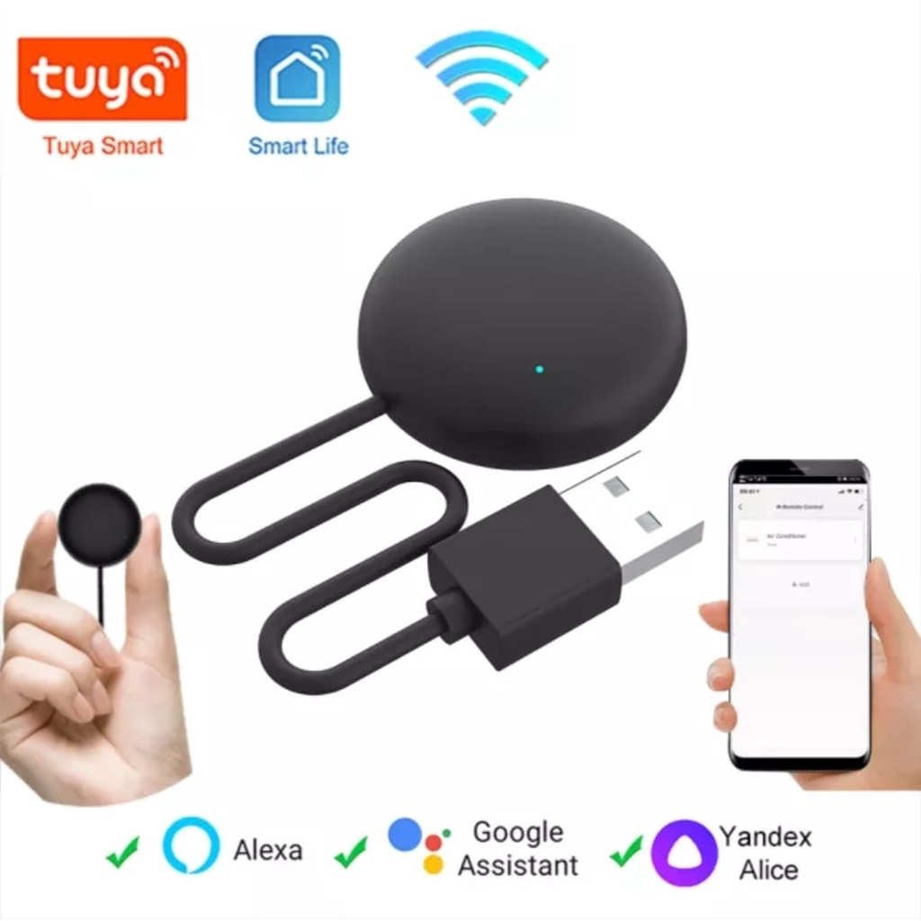 Controle Inteligente Remoto Universal Smart Wi-fi Infravermelho IR Mini S18 App Android Ios ...