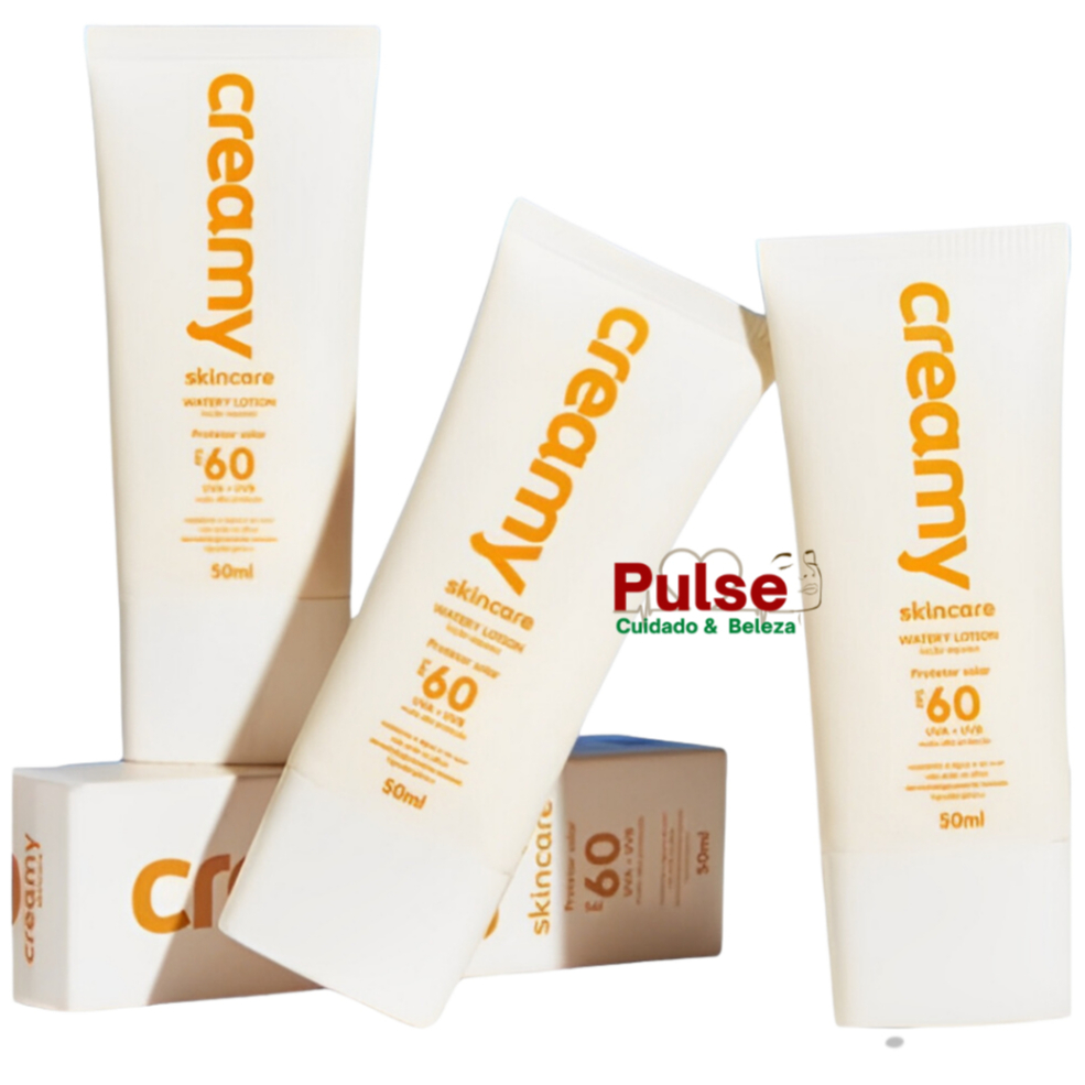 Creamy Protetor Solar Facial FPS 60 - 50ml | Shopee Brasil