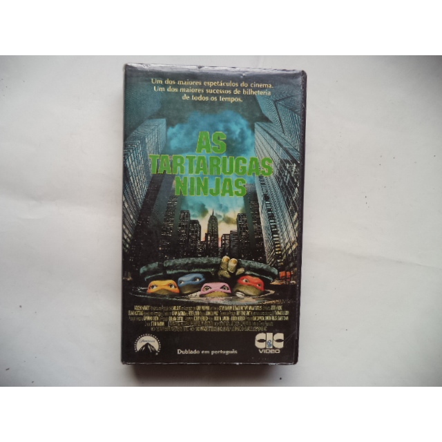 Fita Vhs As Tartarugas Ninjas Original Dublado | Shopee Brasil
