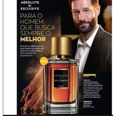 Perfume avon Absolute exclusive masculino 50ML | Shopee Brasil