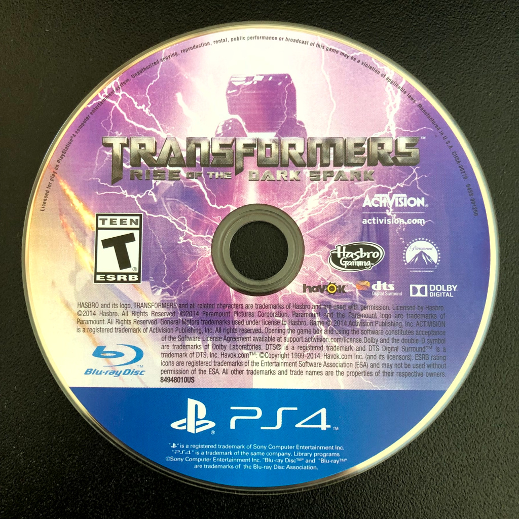 Jogo Transformers Rise of The Dark Spark Semi novo PS4 Mídia Física ...