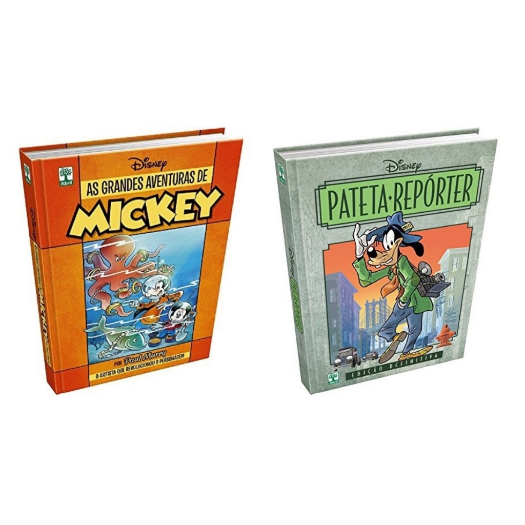 Kit HQ Grandes Aventuras De Mickey & Pateta Repórter Walt Disney Edição ...