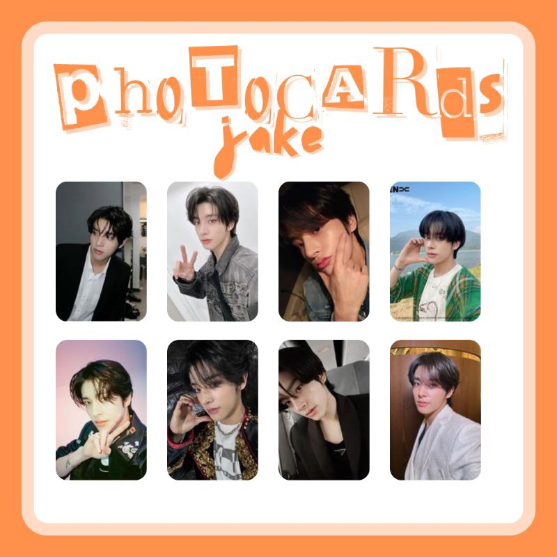 Jake Enhypen Photocards Fanmade | Shopee Brasil