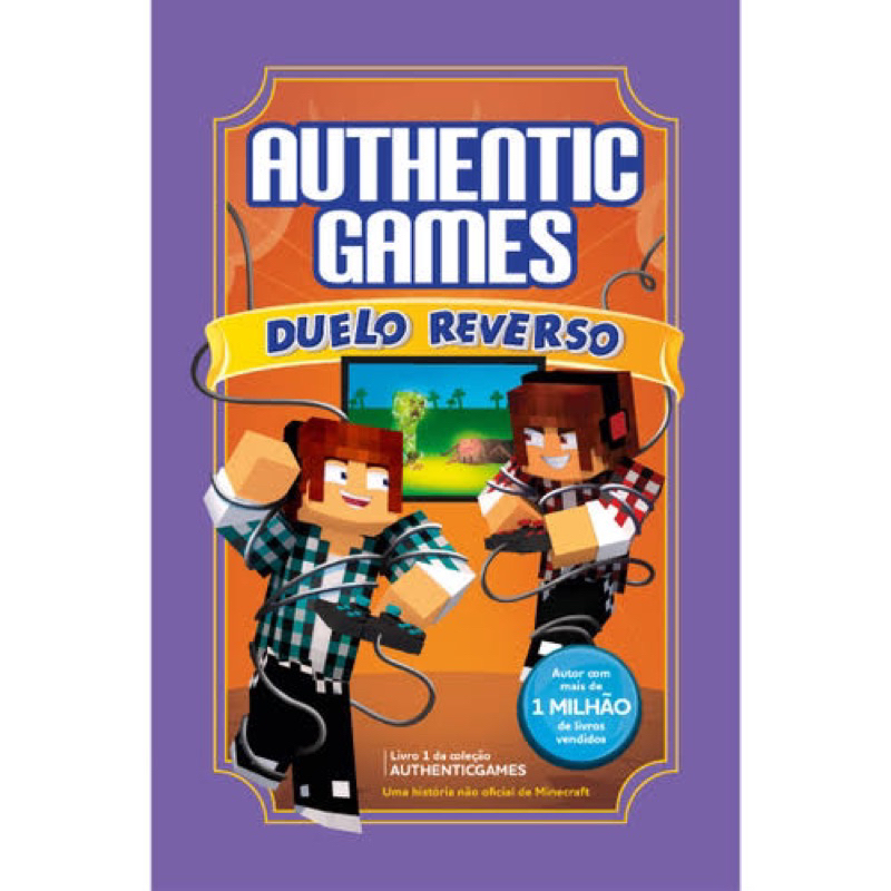 Livro AuthenticGames: Duelo Reverso Novo Marco Tulio | Shopee Brasil