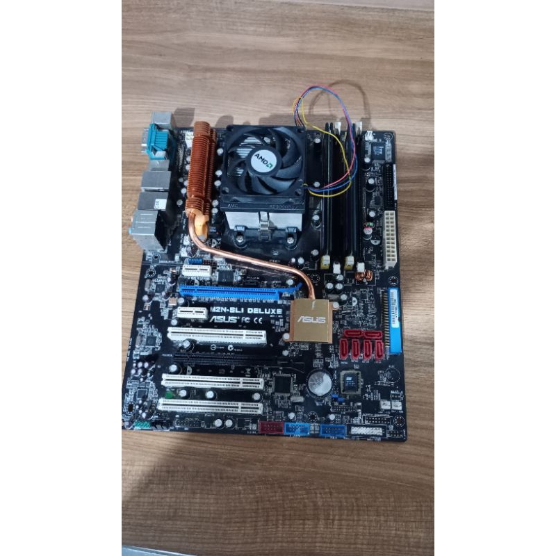 kit placa mãe modelo M2N-SLI DELUXE. | Shopee Brasil