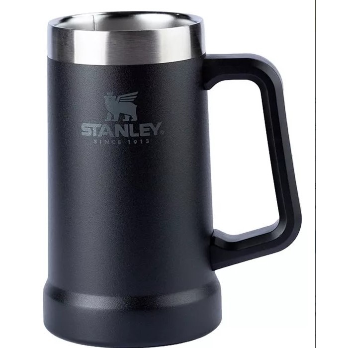 Caneca Térmica De Cerveja Stanley Matte Black | 709ml | Shopee Brasil