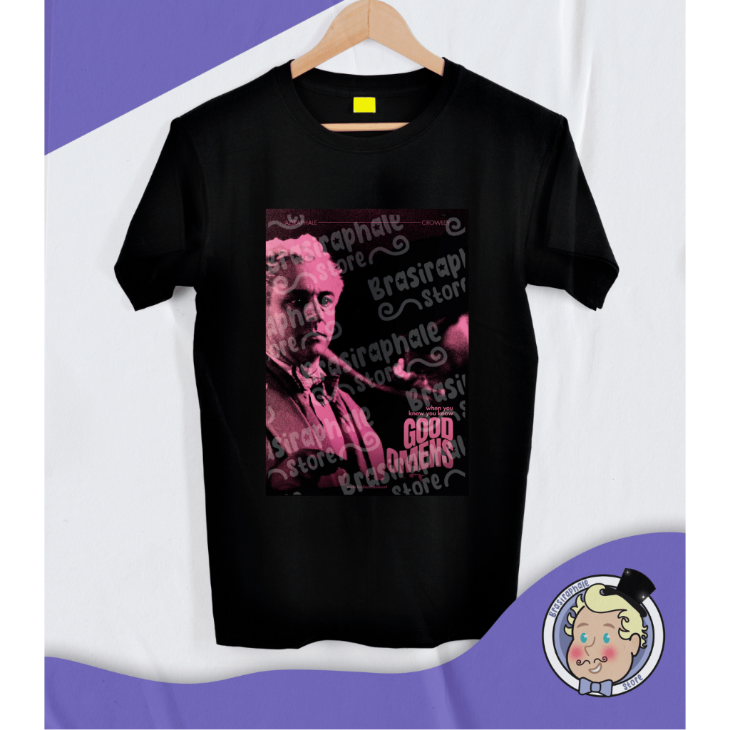 Camiseta Good Omens When You Know Aziracrow Belas Maldições | Shopee Brasil