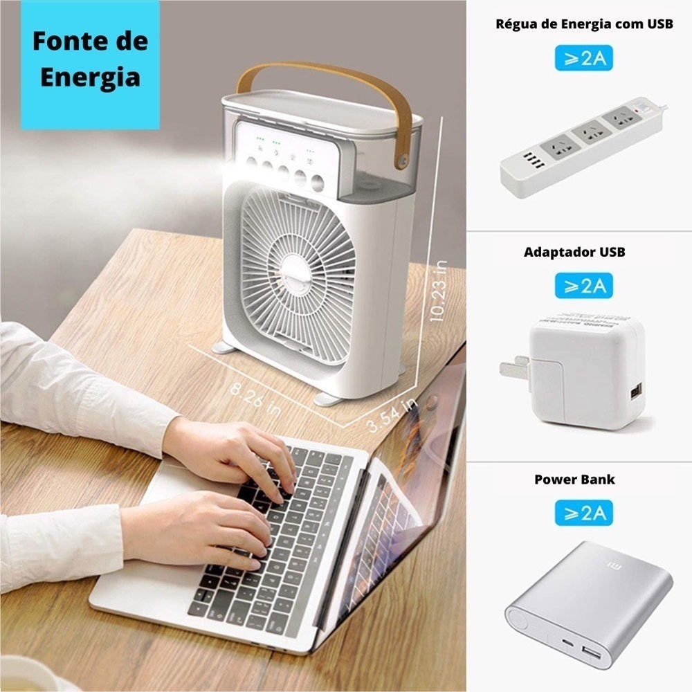VENTILADOR mini cooling fan | Shopee Brasil
