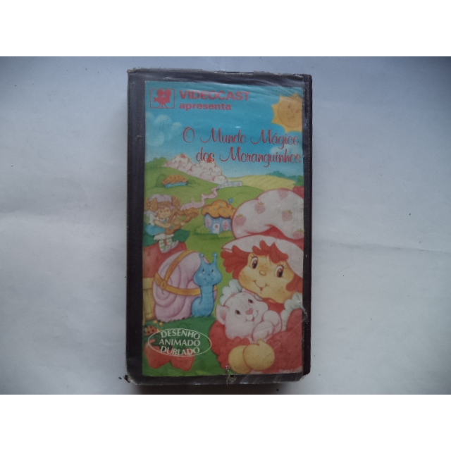 Fita Vhs O Mundo Magico dos Moranguinhos Original Dublado | Shopee Brasil