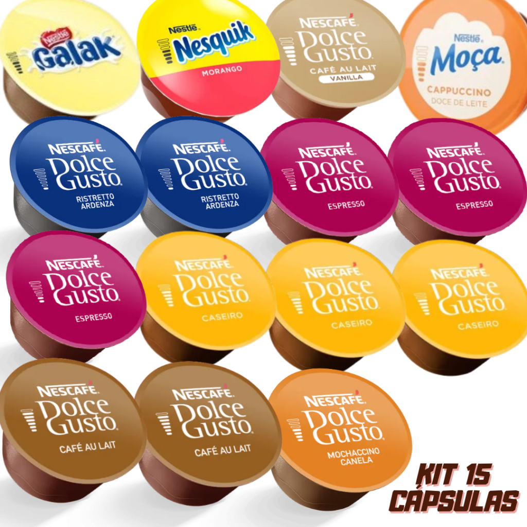 Kit de Cápsulas Dolce Gusto - Básico + Novidades | Shopee Brasil
