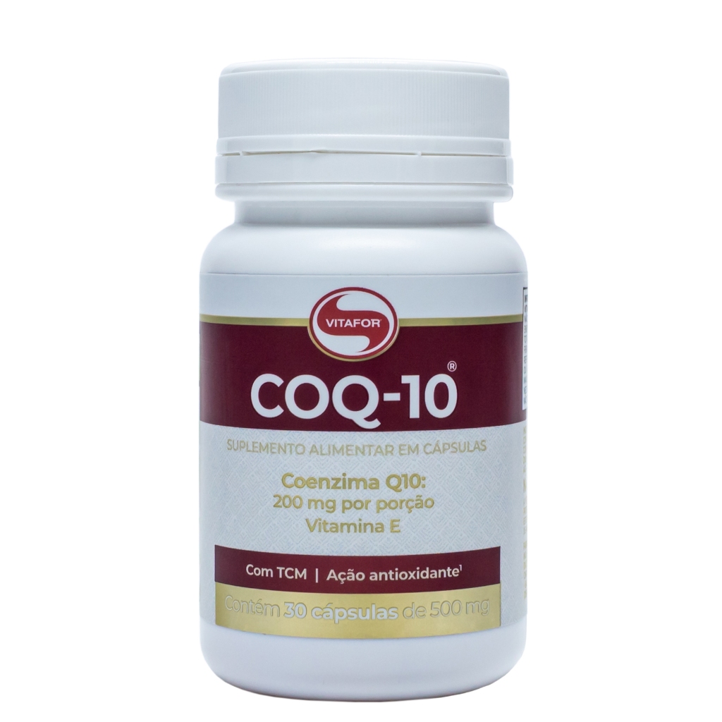 Coenzima Q10 30 Cápsulas 500Mg Original Vitafor | Shopee Brasil