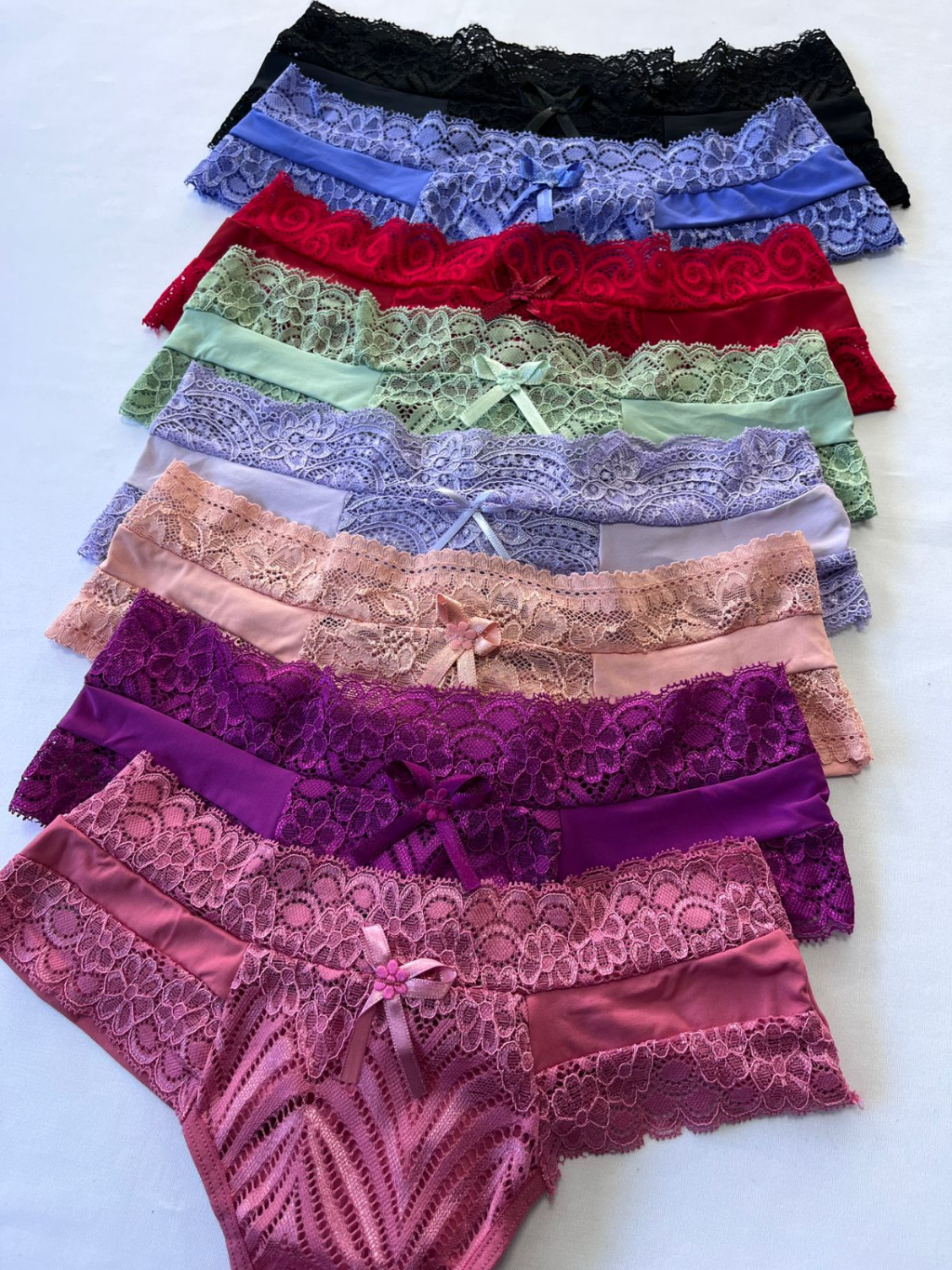 Promoção Kit 5 Calcinhas Renda Sexy Feminina Lateral em Renda Lingerie ...