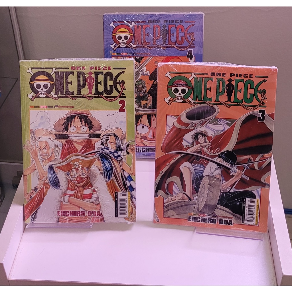 One Piece - vol 2, 3 e 4 Lacrados | Shopee Brasil