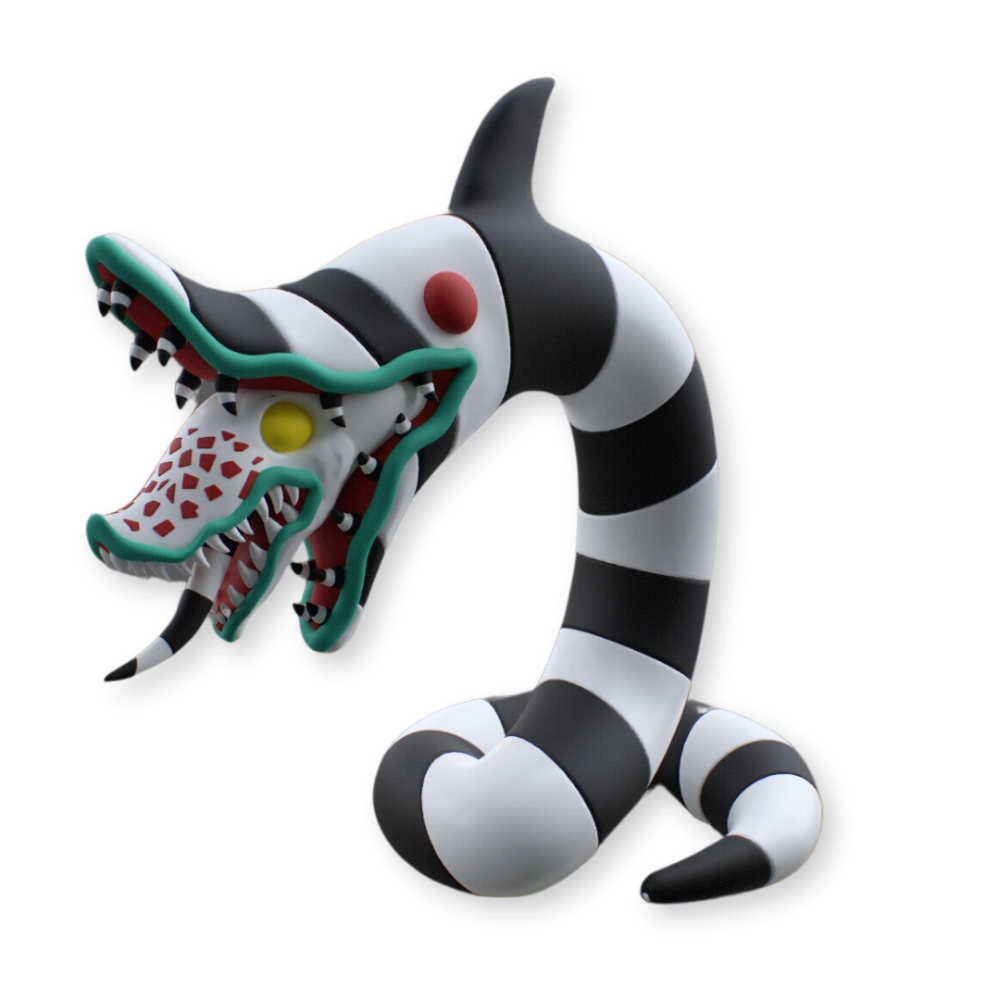 Boneco Sandworm de Beetlejuice PLAKIT colecionável | Shopee Brasil