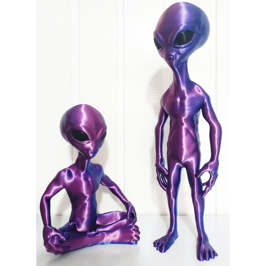 Boneco Decorativo Et Alien Alienígena Extraterrestre, Sentado/Meditando Kit 2 Bonecos | Shopee ...