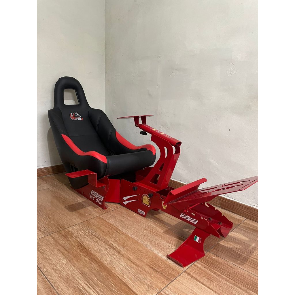 Simulador Cockpit Suporte Winseats F1 Vermelho P/ G27, G29, G920, G923 ...