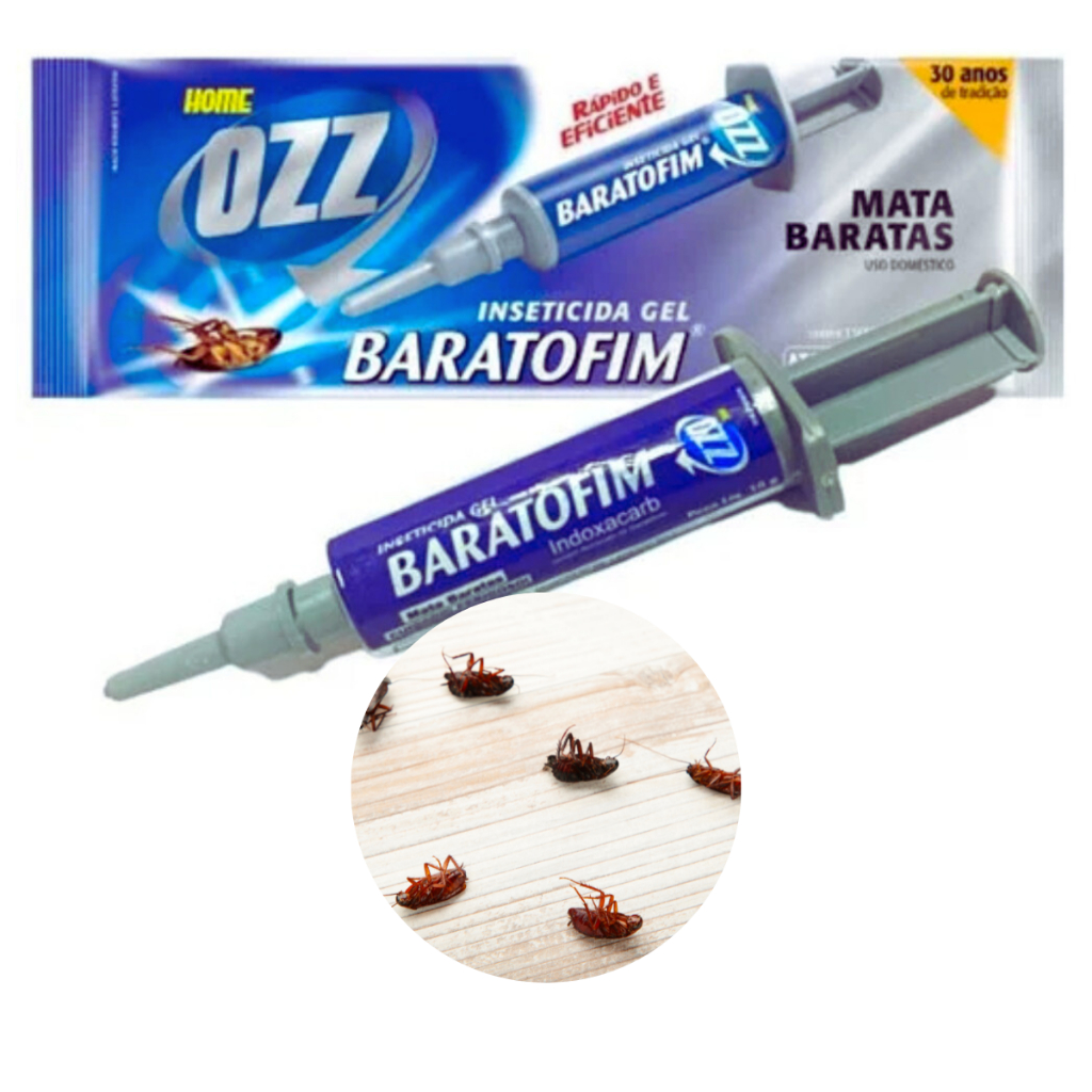 Gel mata Barata 10g inseticida elimina baratinhas pequenas e grandes em ...