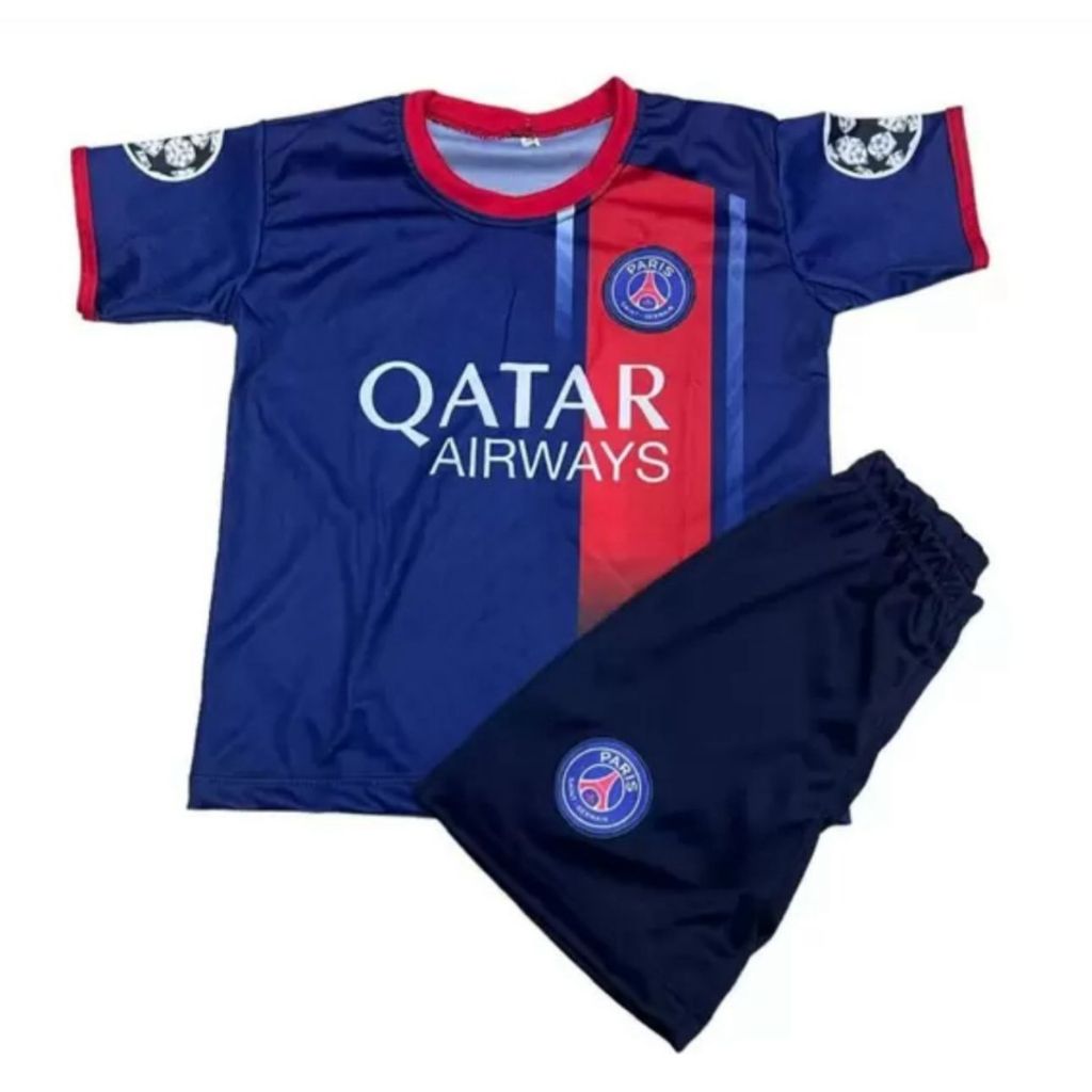 Kit Conjunto Paris Saint-Germain PSG Infantil e Juvenil De futebol Time ...