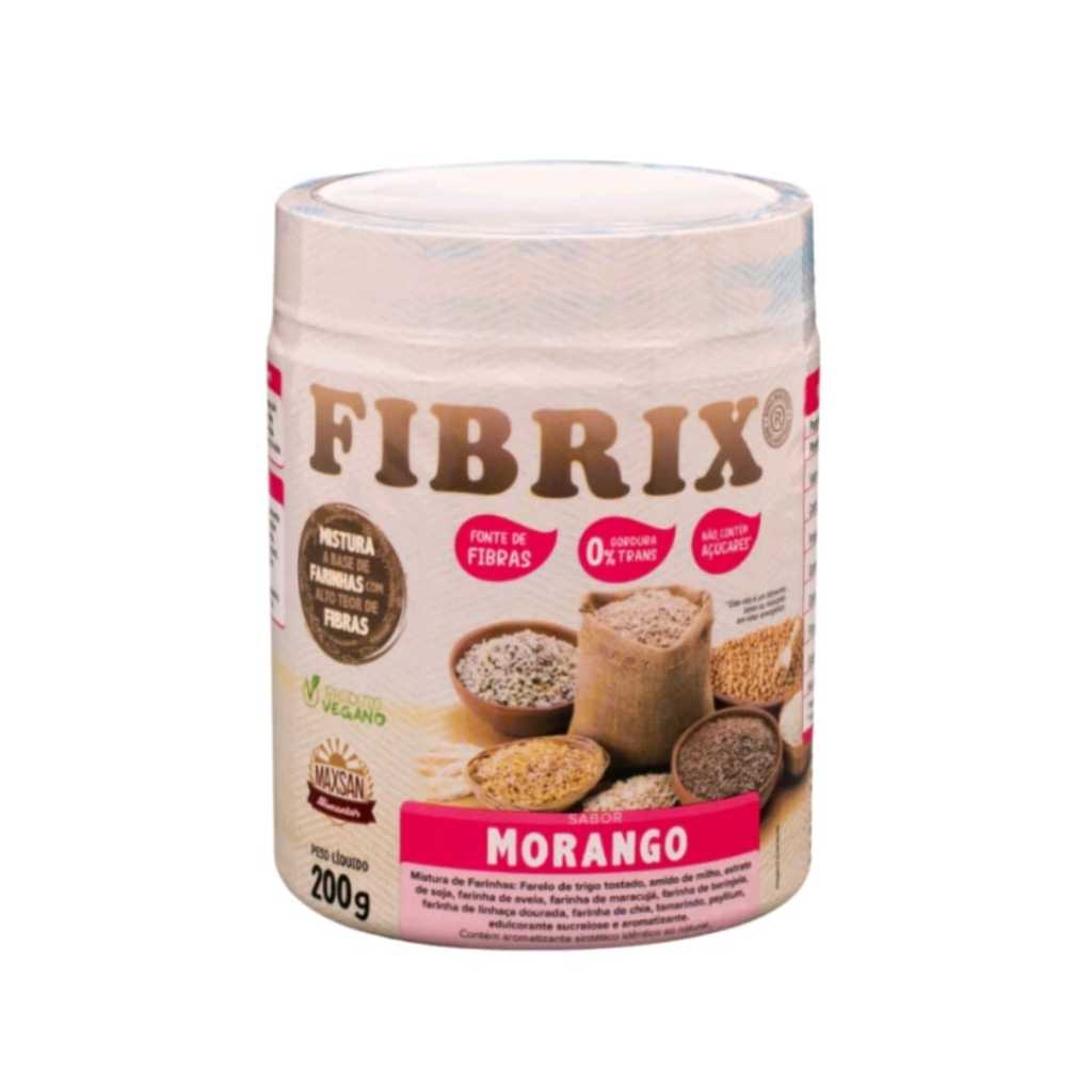 Fibrix Regulador Intestinal 200g - Sabor Morango | Shopee Brasil